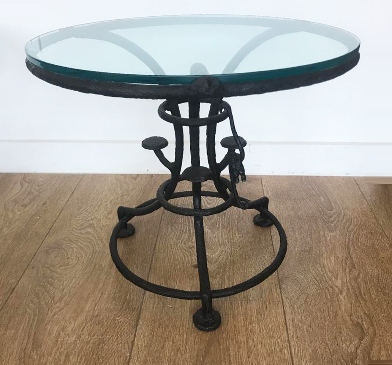 Pair of Christopher Chodoff Bronze Side Tables